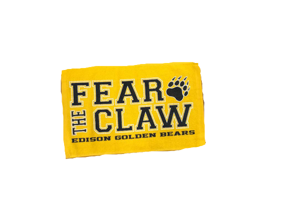 Edison Golden Bears Gold Rally Towel | The Mascot Place