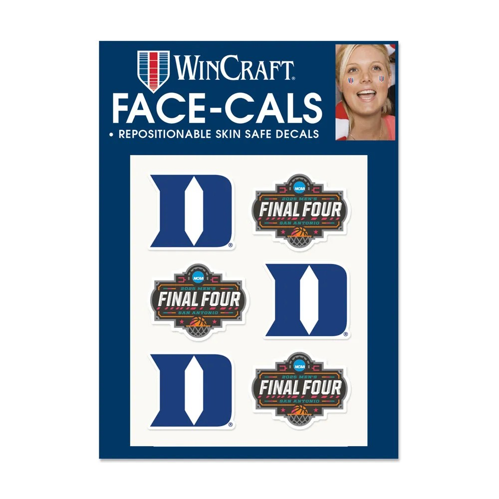 Final Four - Midwest Champ Duke Blue Devils Men's Face Cals | The ...