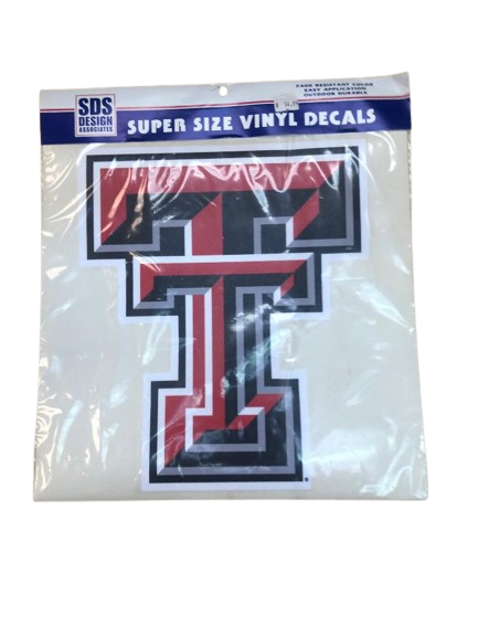 Texas Tech Red Raiders XL "Double T" Decal | The Mascot Place