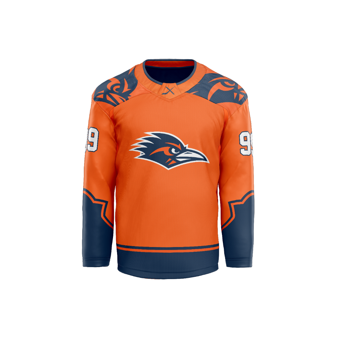 UTSA Roadrunners "Embroidered" Hockey Jersey | The Mascot Place