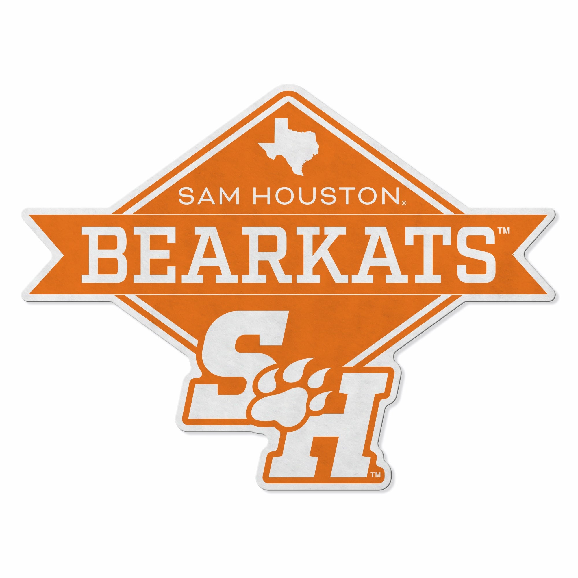 Sam Houston State Bearkats Triangle Pennant | The Mascot Place