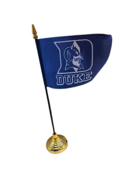 Duke Blue Devils Mini Desk Flag | The Mascot Place
