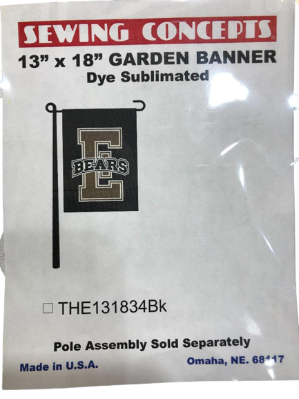 Edison Golden Bears Garden Banner(Block E) | The Mascot Place