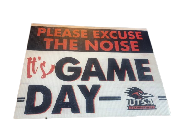 UTSA Roadrunners Yard Sign | The Mascot Place
