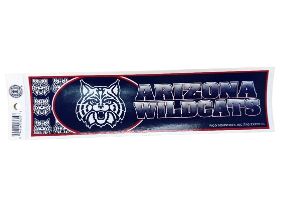 Arizona Wildcats Bumper Sticker | The Mascot Place