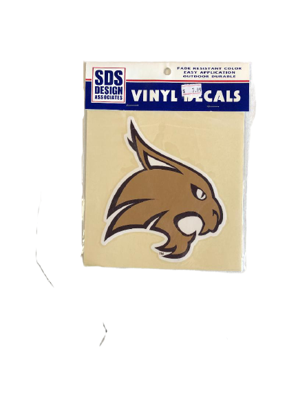 Texas State Bobcats "Gold Bobcat" Decal | The Mascot Place