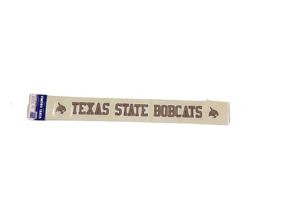 Texas State Bobcats Gold Decal | The Mascot Place