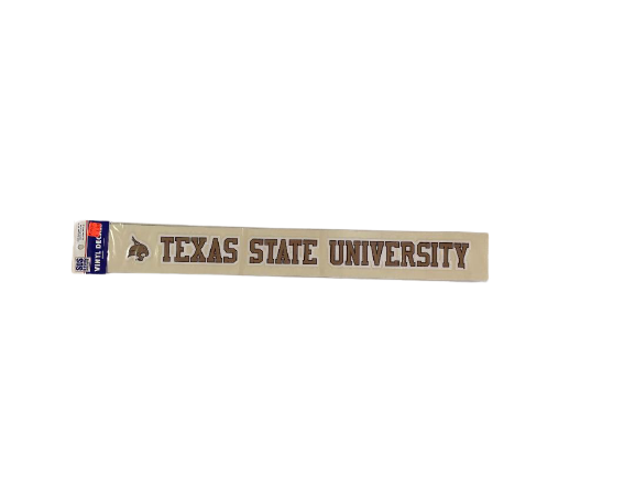Texas State Bobcats "Gold Texas State University" Decal | The Mascot Place
