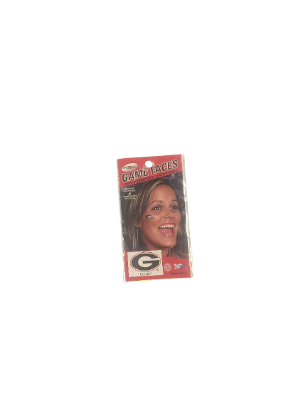 Georgia Bulldogs Game Face Tattoos | The Mascot Place